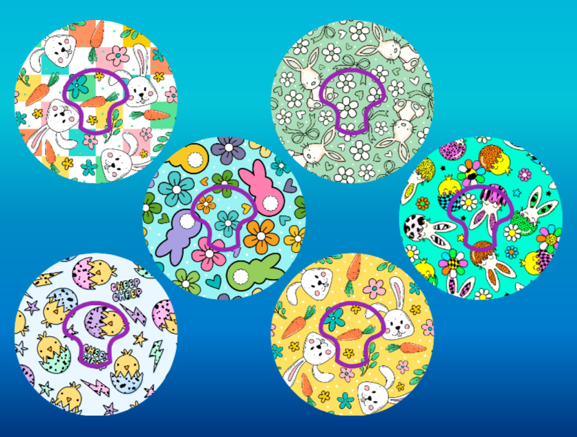 EASTER BUDDIES OVERLAYS - 6 PATCH SETS | The Sugar Patch