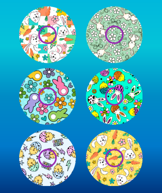 EASTER BUDDIES OVERLAYS - 6 PATCH SETS | The Sugar Patch